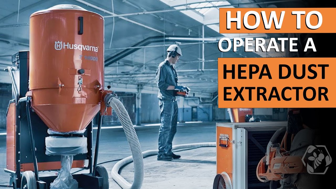 How to Use a Husqvarna S26 HEPA Dust Extractor - YouTube