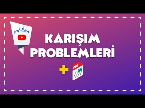 #TYT Karışım Problemleri - Sml Hoca Matematik