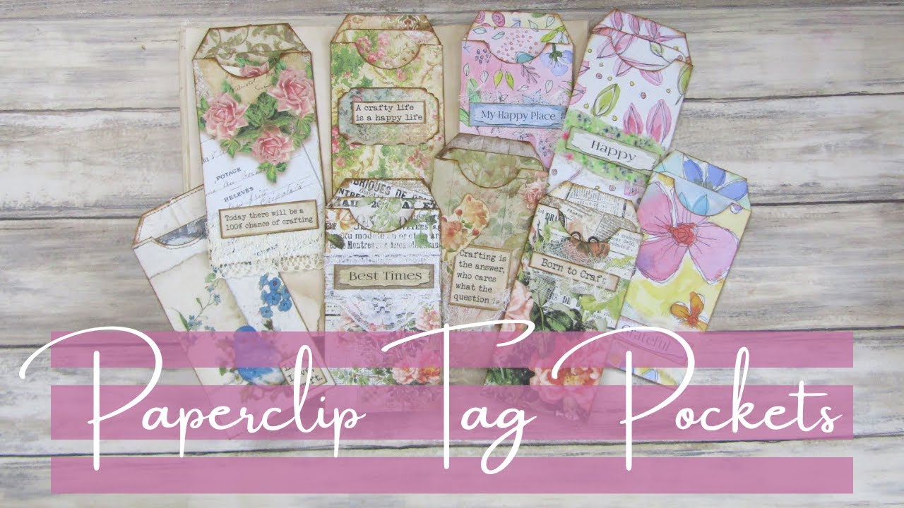 Paperclip Tag Pockets - YouTube