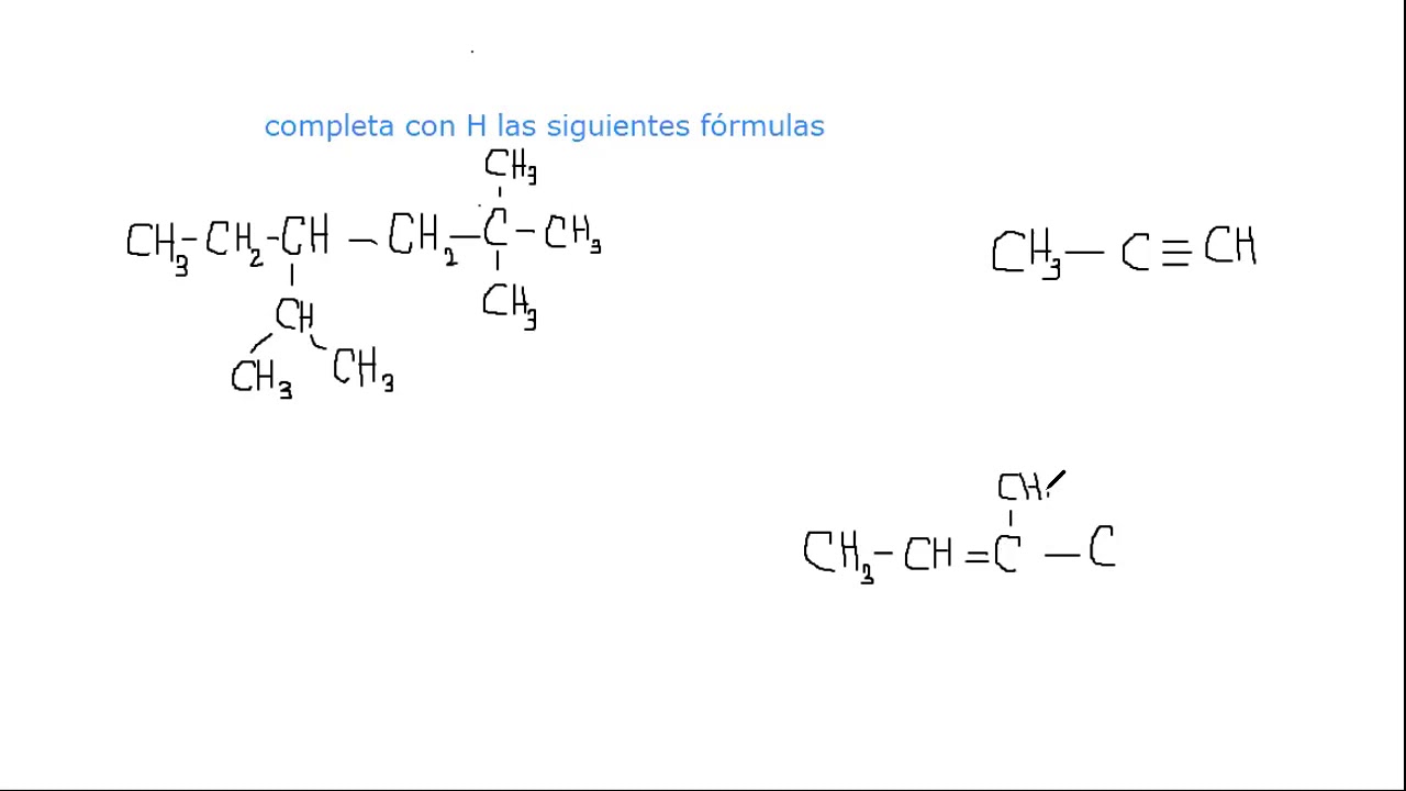 FÓRMULAS ORGÁNICAS 4 - YouTube