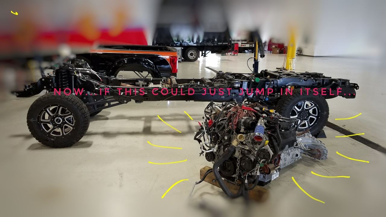 17 Superduty Ford Truck - Frame SWAP - YouTube