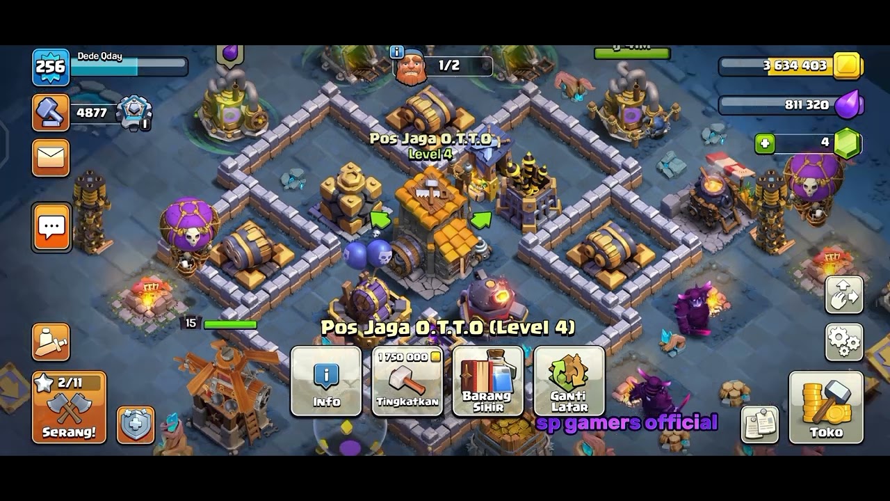 akhirnya pos jaga O.T.T.O Ku Sudah Mencapai Level 4 - Basis Tukang 2.0 - YouTube