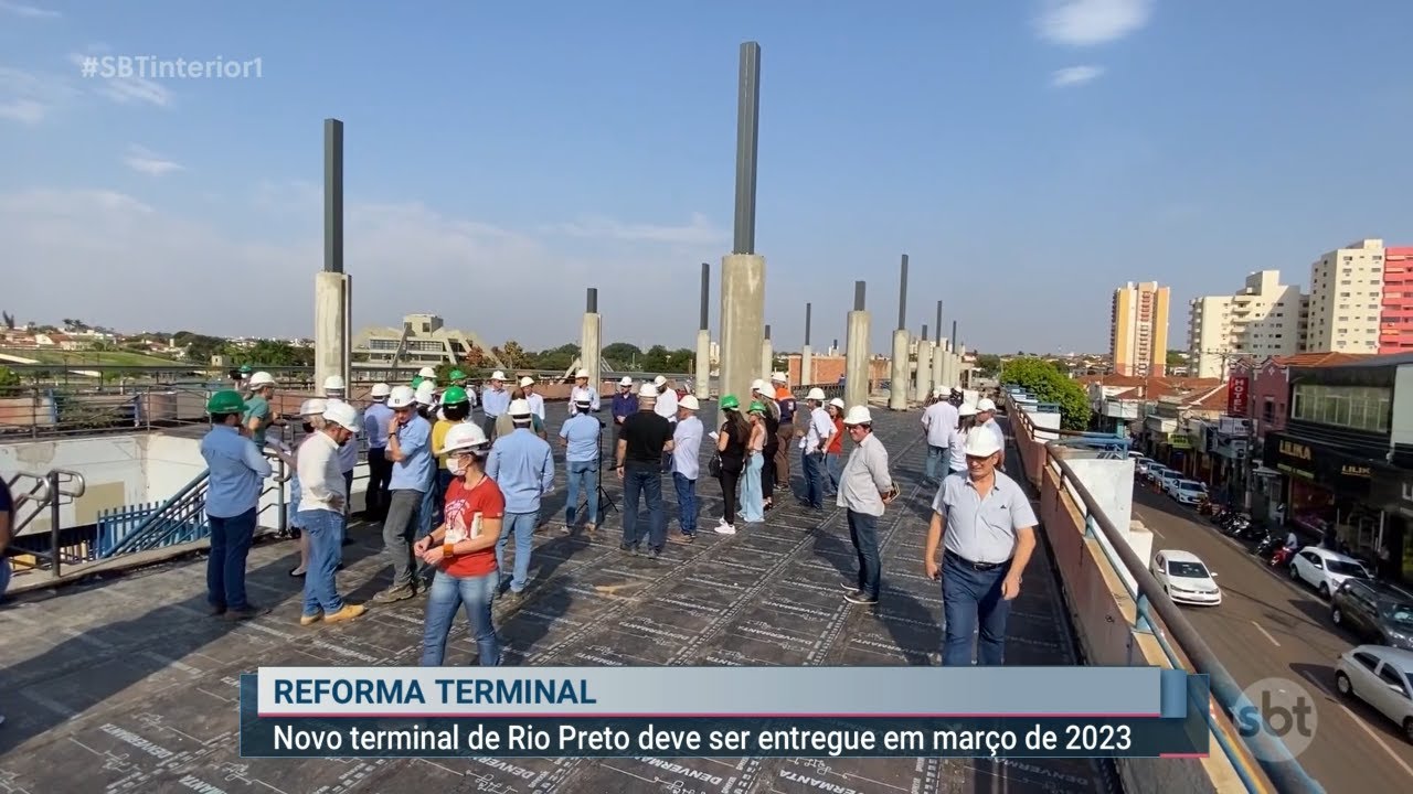 Novo terminal de Rio Preto deve ser entregue em março de 2023 - YouTube