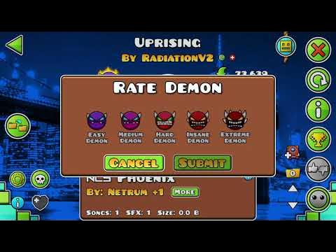 [Easy Demon] Uprising by Radiation v2 || Geometry Dash 2.2 - YouTube