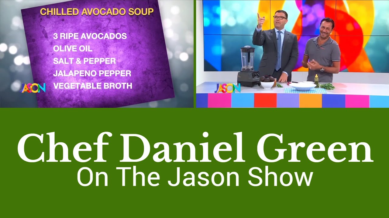Chef Daniel Green Making Chilled Avocado Soup - YouTube