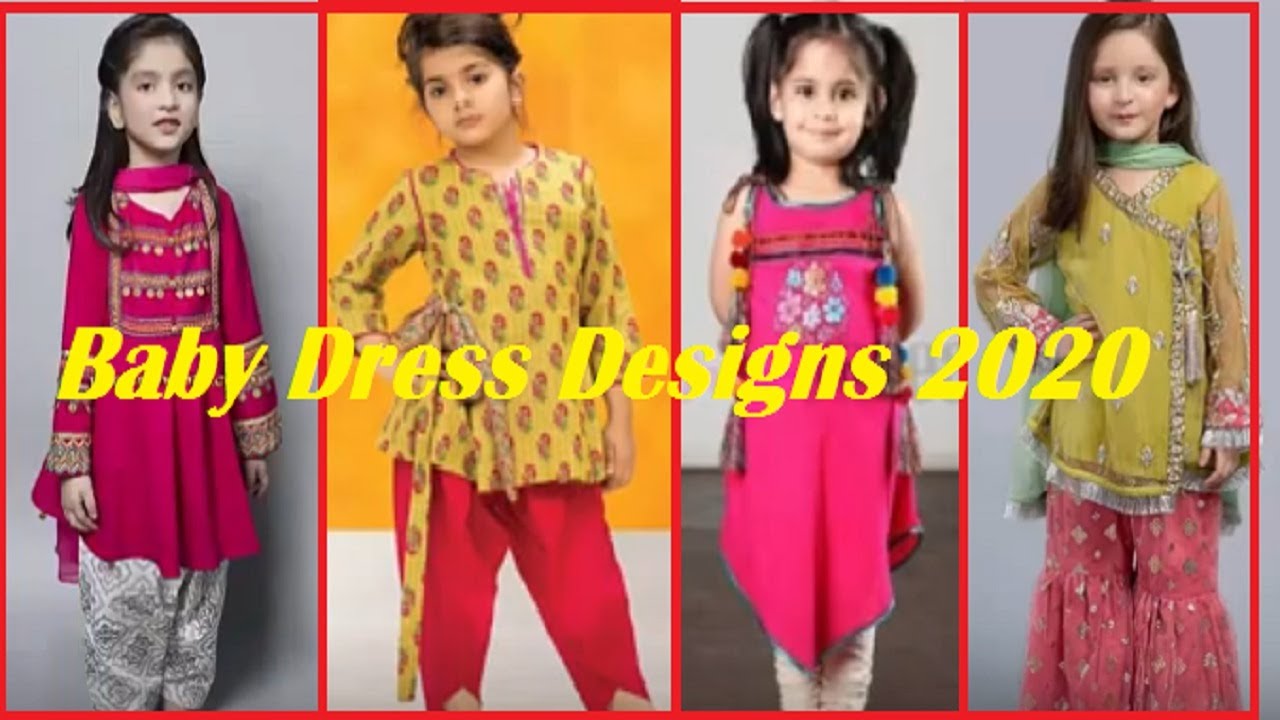 Latest baby girl dress designs summer eid collection || Samosa shalwar ...