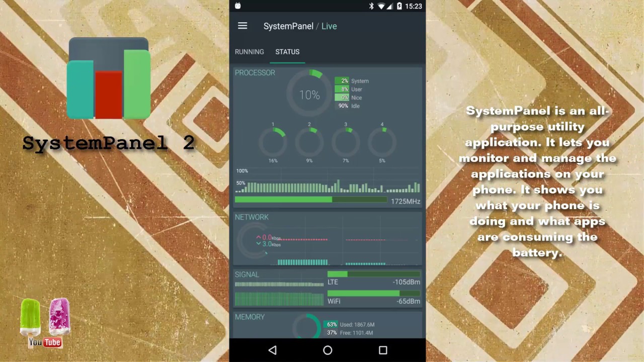 SystemPanel 2 - The All-Purpose App for your Android (Version 1 ...