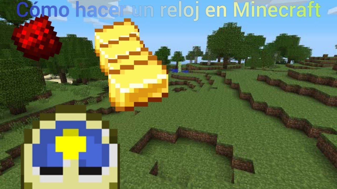 Cómo hacer un reloj en Minecraft - YouTube