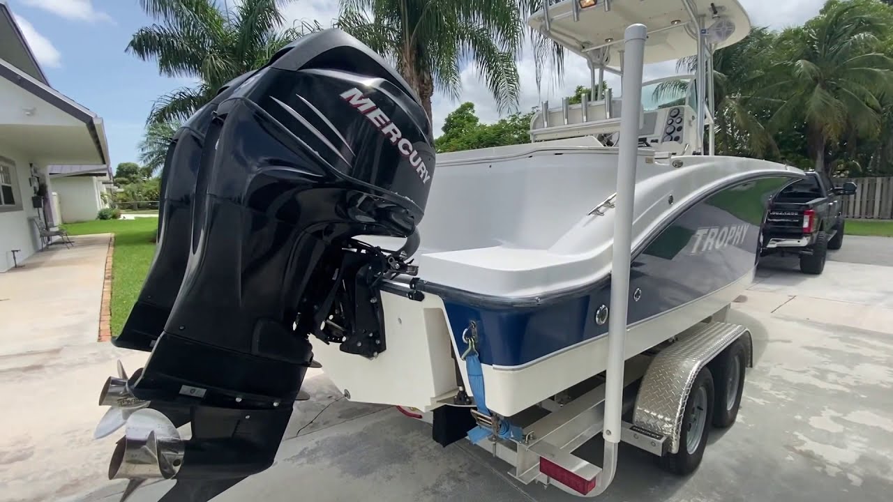 2007 Trophy 2503 Center Console w/twin Mercury Verado 175s (520hrs ...
