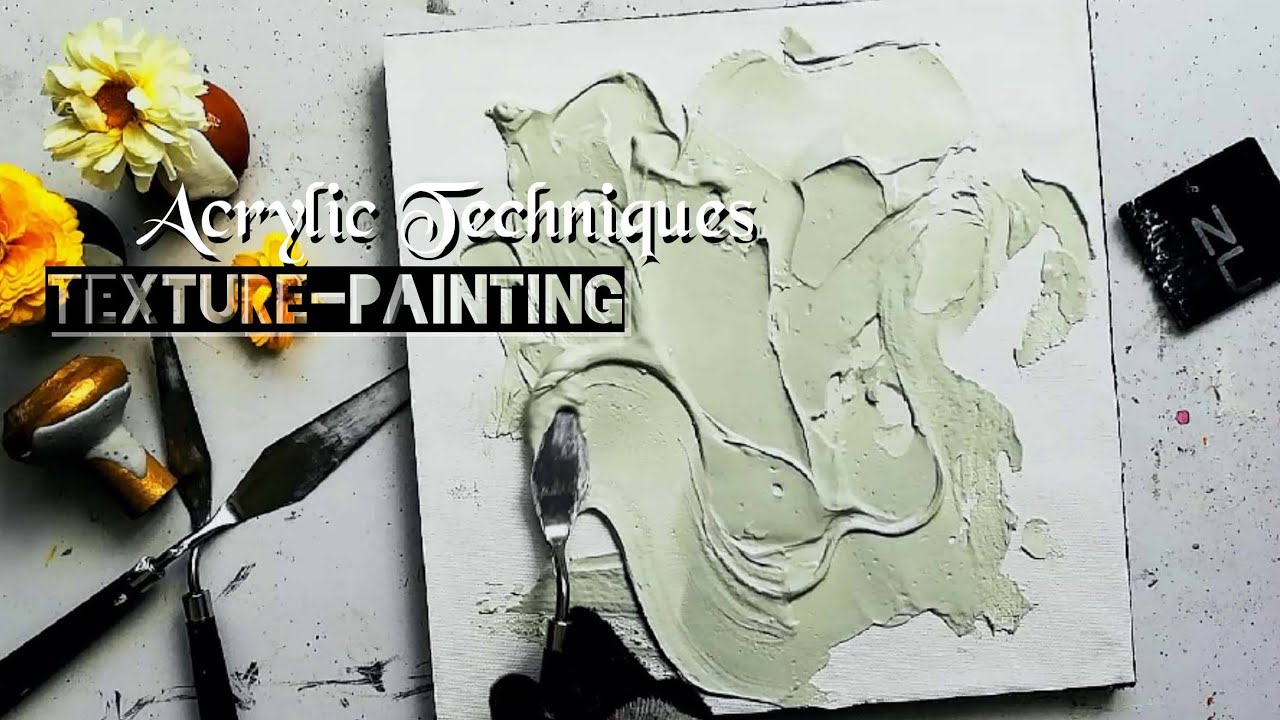 Mastering Texture Art: Easy Abstract Acrylic Painting Step by step ...