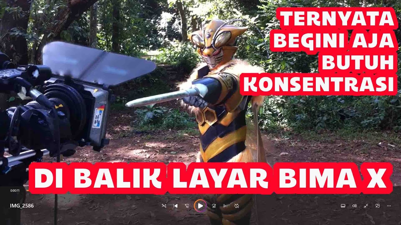 bima x dibelakang layar adegan penuh konsentrasi - begini ternyata ...