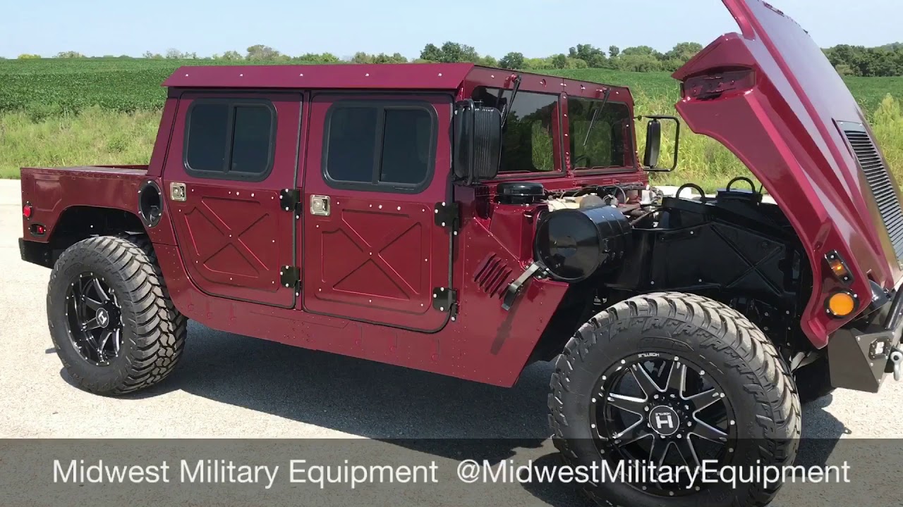 Restored 1985 AM General M998 Humvee Midwest Military Equipment - YouTube
