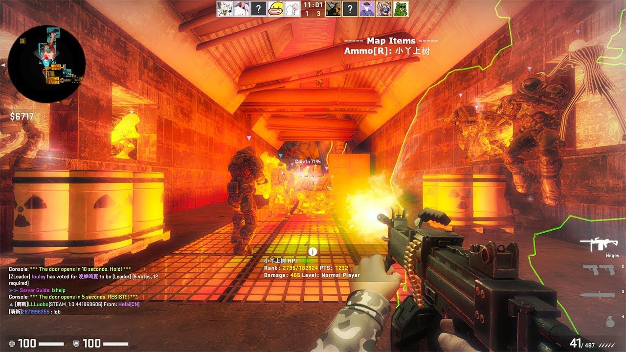 CSGO Zombie Escape Mod Gameplay on Christmas Infection map on Server ...