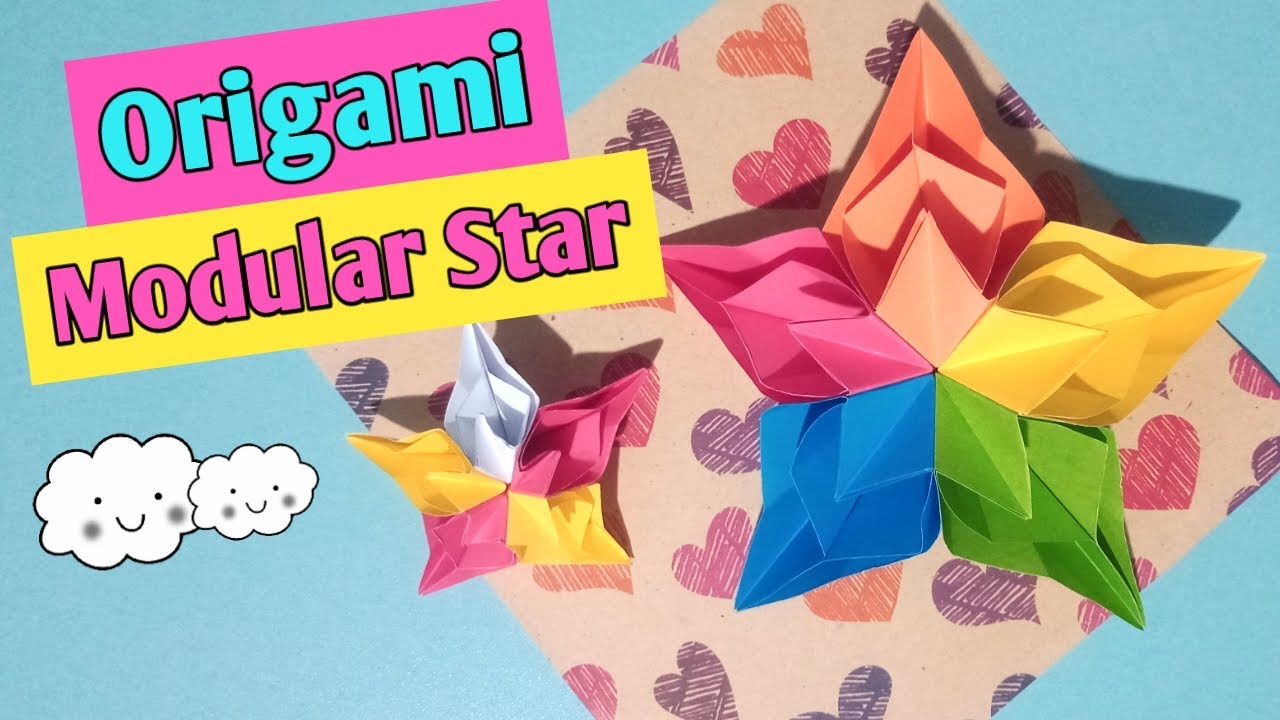 HOW TO MAKE ORIGAMI MODULAR STAR || ORIGAMI PENTAGON - YouTube