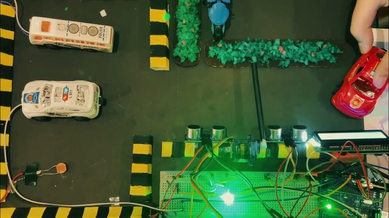 MICROCONTROLLER ARDUINO UNO - PARKING SYSTEM WITH LDR & ULTRASONIC ...