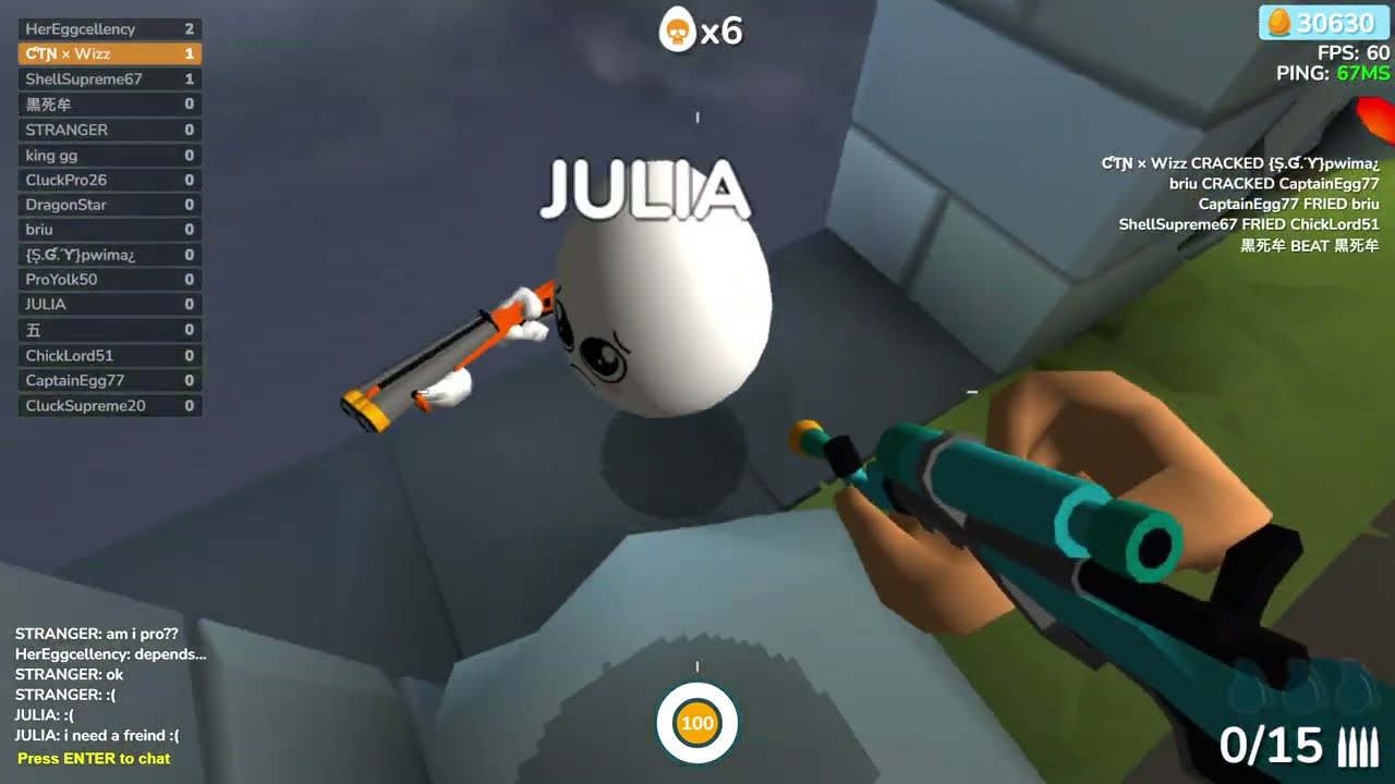 【Shell Shockers】教你如何低成本 稱霸野場👑 - YouTube