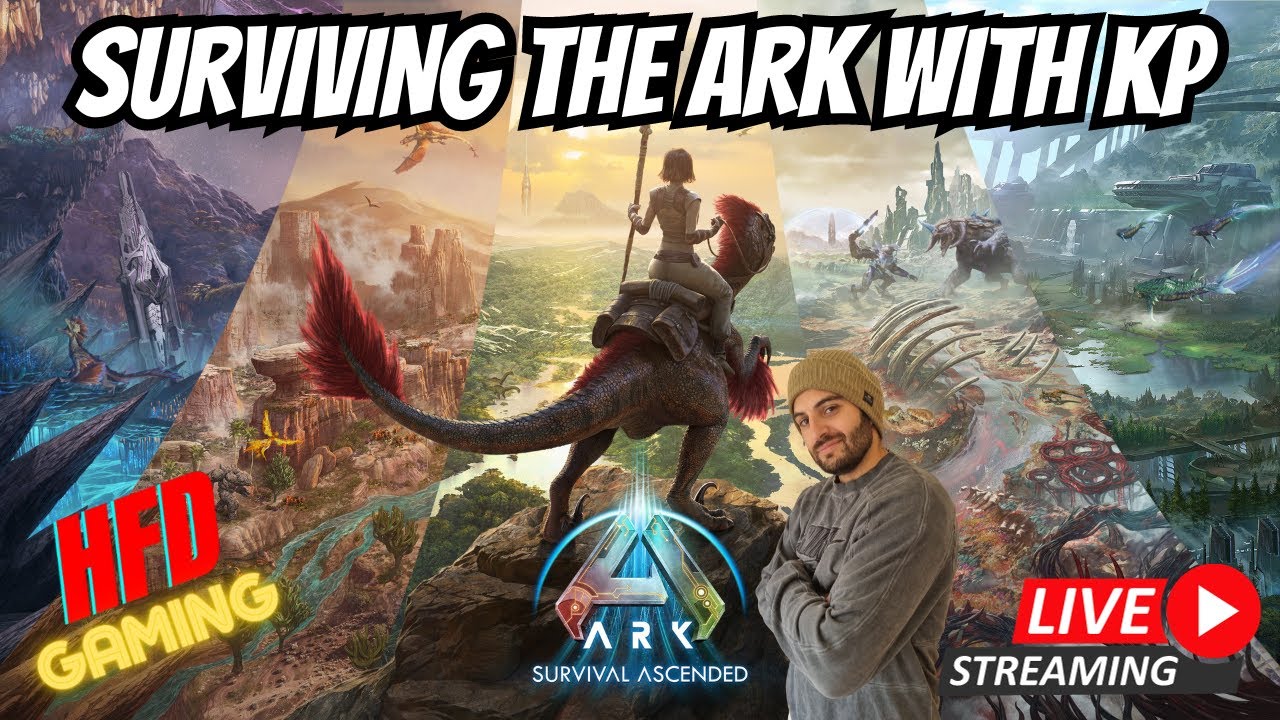 ARK Survival Ascended live stream | Survive the ARK with KP. - YouTube