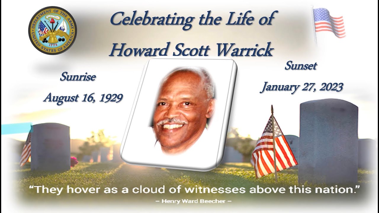 Celebrating the Life of: Howard Scott Warrick - YouTube
