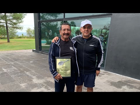 Homenaje a Don Jorge Razo Don George #tennis #tenis - YouTube