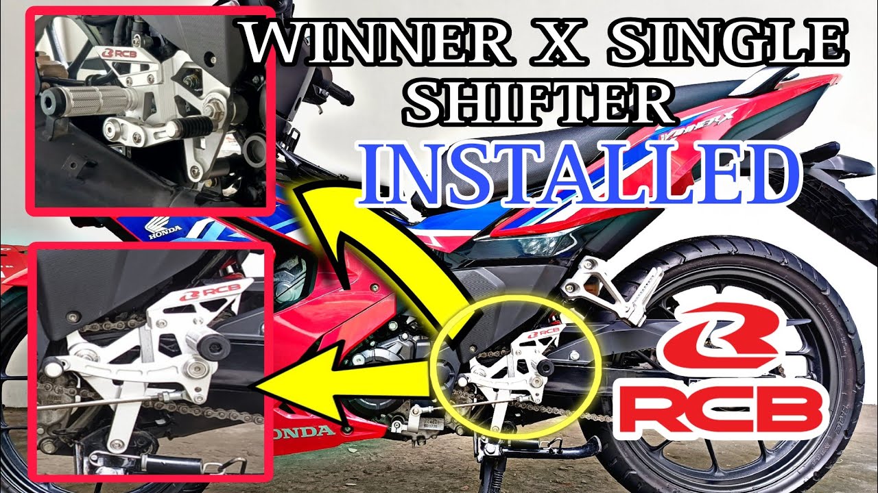INSTALLING RCB (HALF) SHIFTER FOR WINNER X #rcb #RCBShifter #racingboy ...