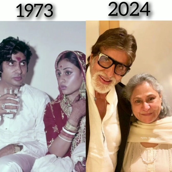 Amitabh Bachchan lovely wife Jaya Bachchan beautiful jodi #@the_theme ...
