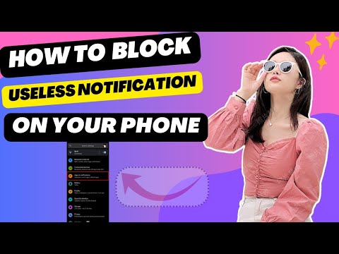 HOW TO DISABLE Useless notifications from your PHONE.//Fazool notification kasay khatm karein ...