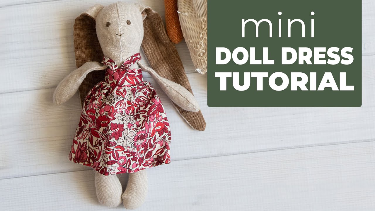 Sew a Mini Doll Dress - YouTube