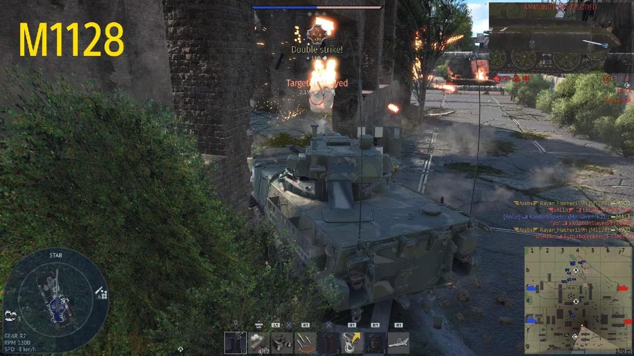 War Thunder Stryker Game play moment 4K PS5 - YouTube