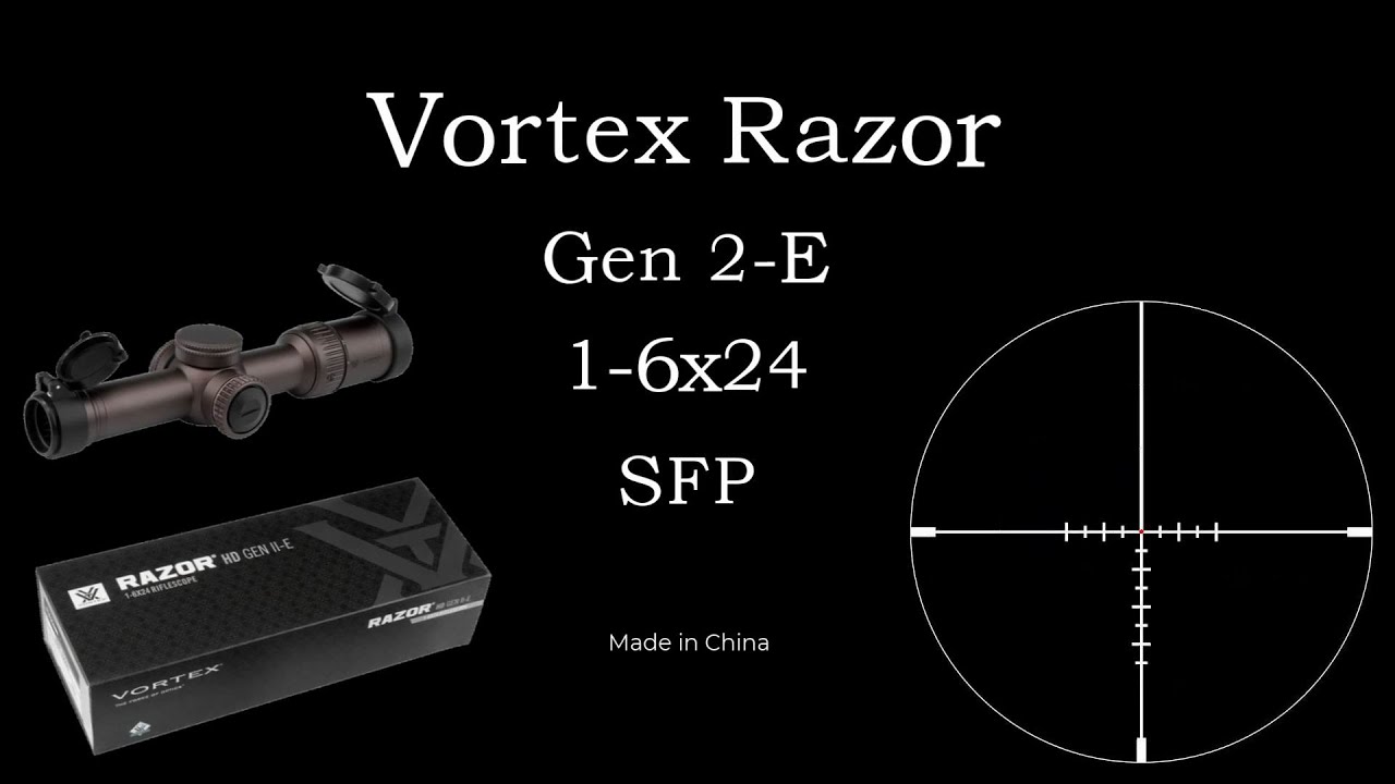 Оптический прицел Vortex Razor Gen-2E 1-6х24 SFP - моя любимая реплика ...