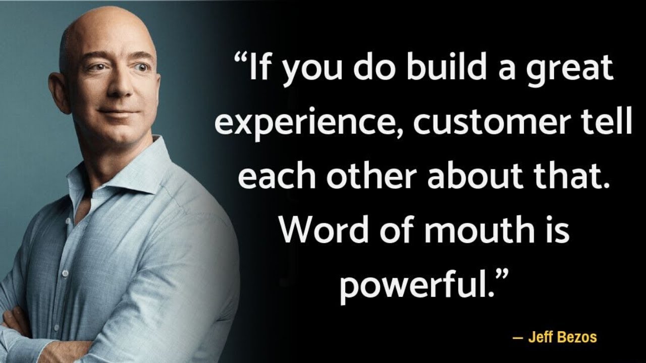 10 Interesting Quotes By Jeff Bezos - The Founder Of Amazon - YouTube