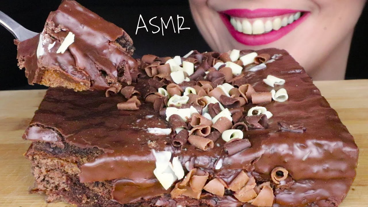 DELICIOUS CHOCOLATE DESSERT - CAKE 🎂 | No Talking | ASMR Mukbang | Real ...