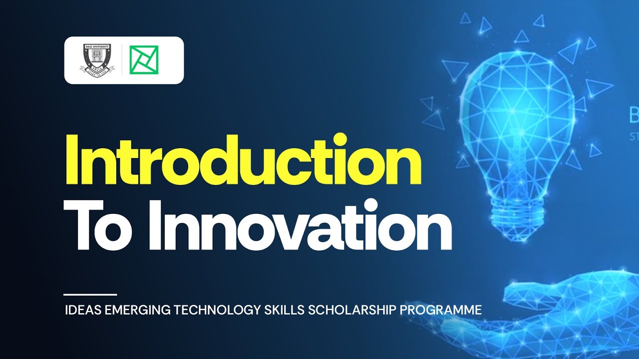 INTRODUCTION TO INNOVATION SESSION 2 - YouTube