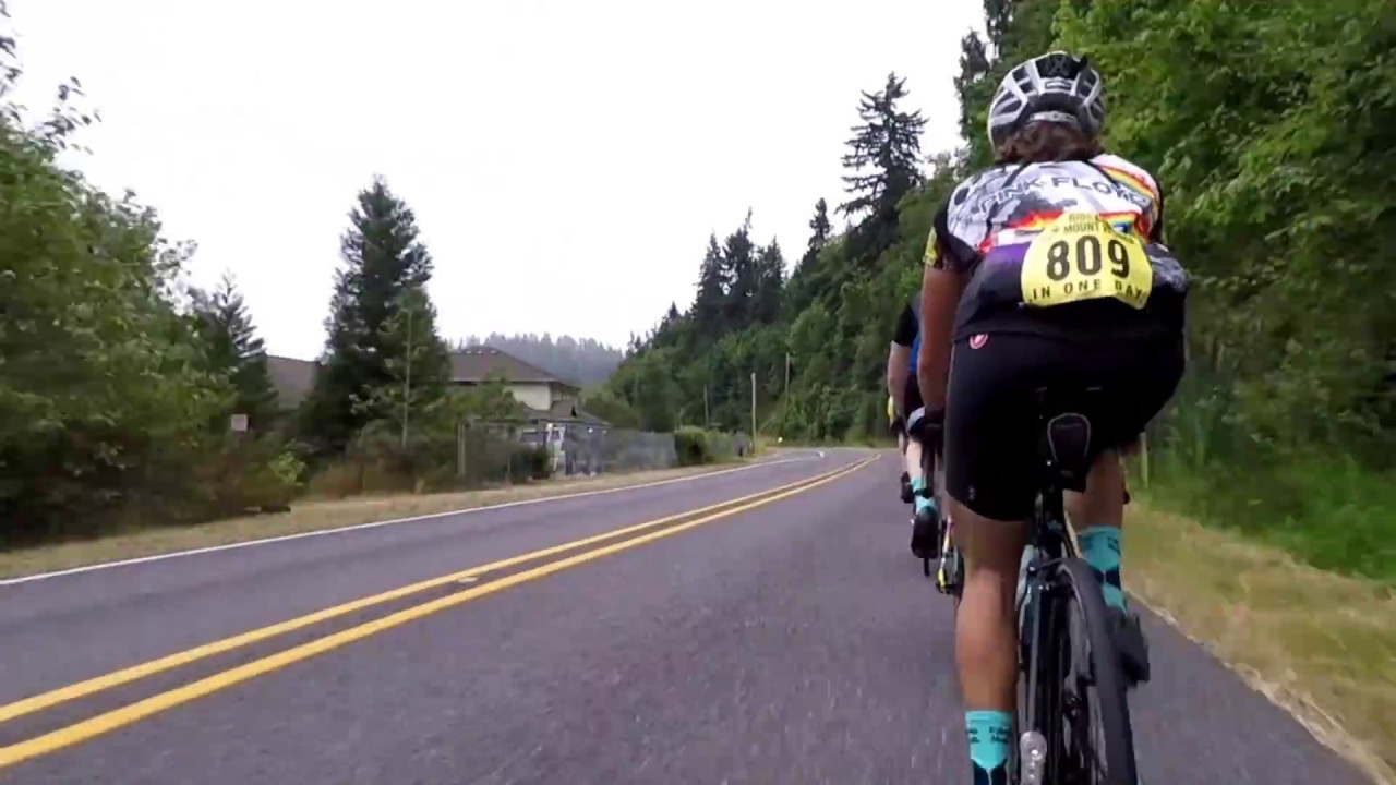 RAMROD 07/27/2017 - Ride Around Mount Rainier in One Day - YouTube