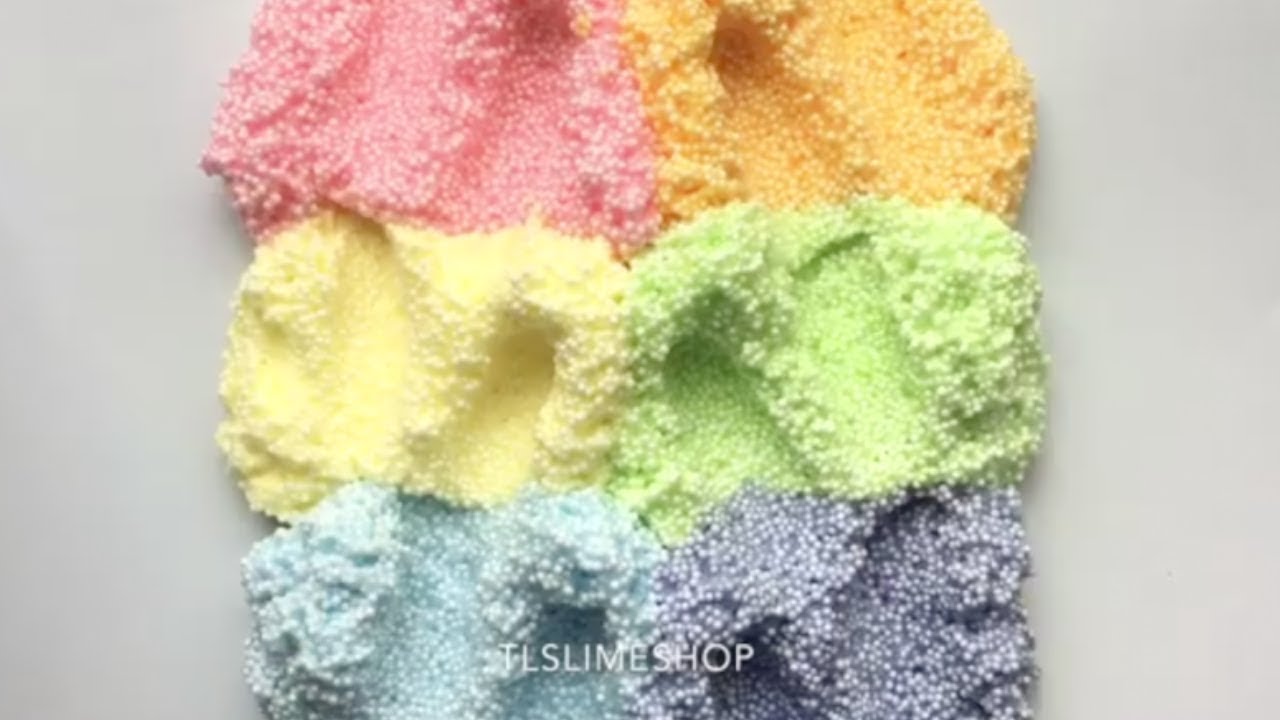 Crunchy Floam Slime - Satisfying Slime ASMR Videos - YouTube