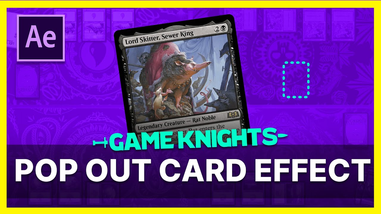 Recreating Game Knights' Card Animations in After Effects! - YouTube