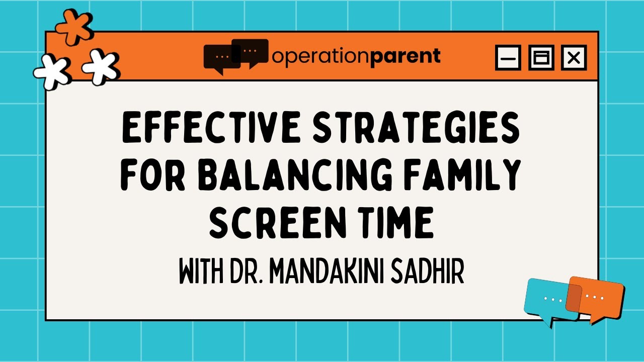 Effective Strategies for Balancing Family Screen Time - YouTube
