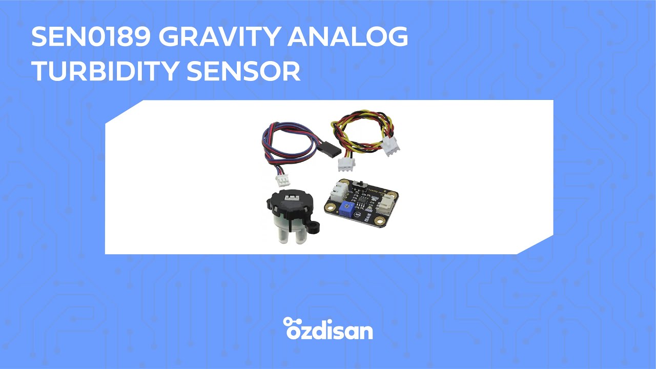 SEN0189 GRAVITY ANALOG TURBIDITY SENSOR - YouTube