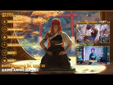 BACKGROUND MOBILE LEGENDS ANIME GADIS JEPANG NEW UI