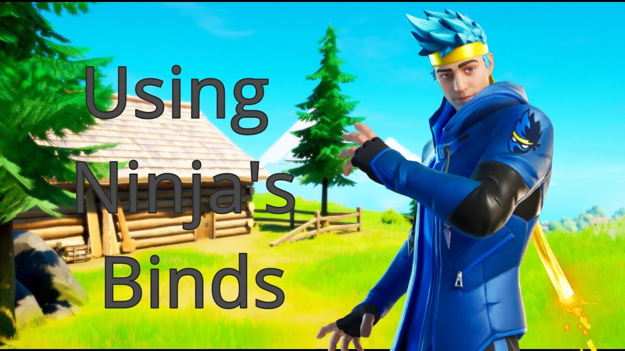 Using Ninja's Fortnite Binds - YouTube