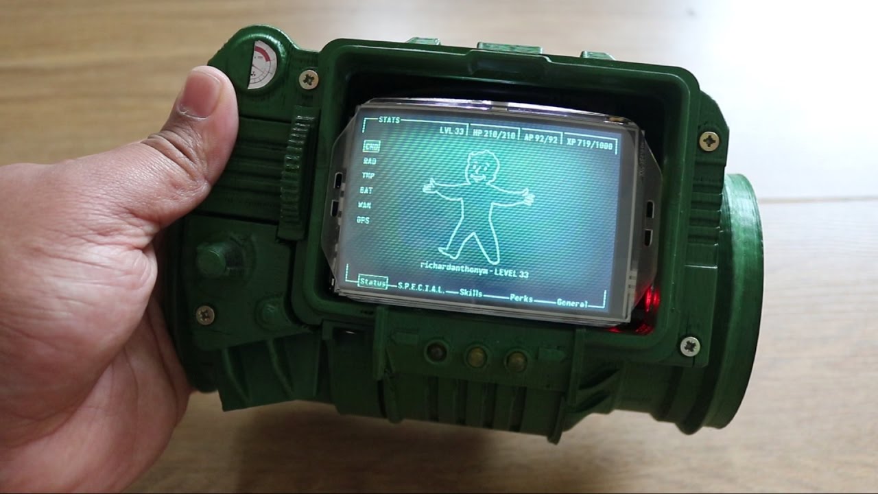 The Finished Pip-Boy 3000 (February's Project) - YouTube