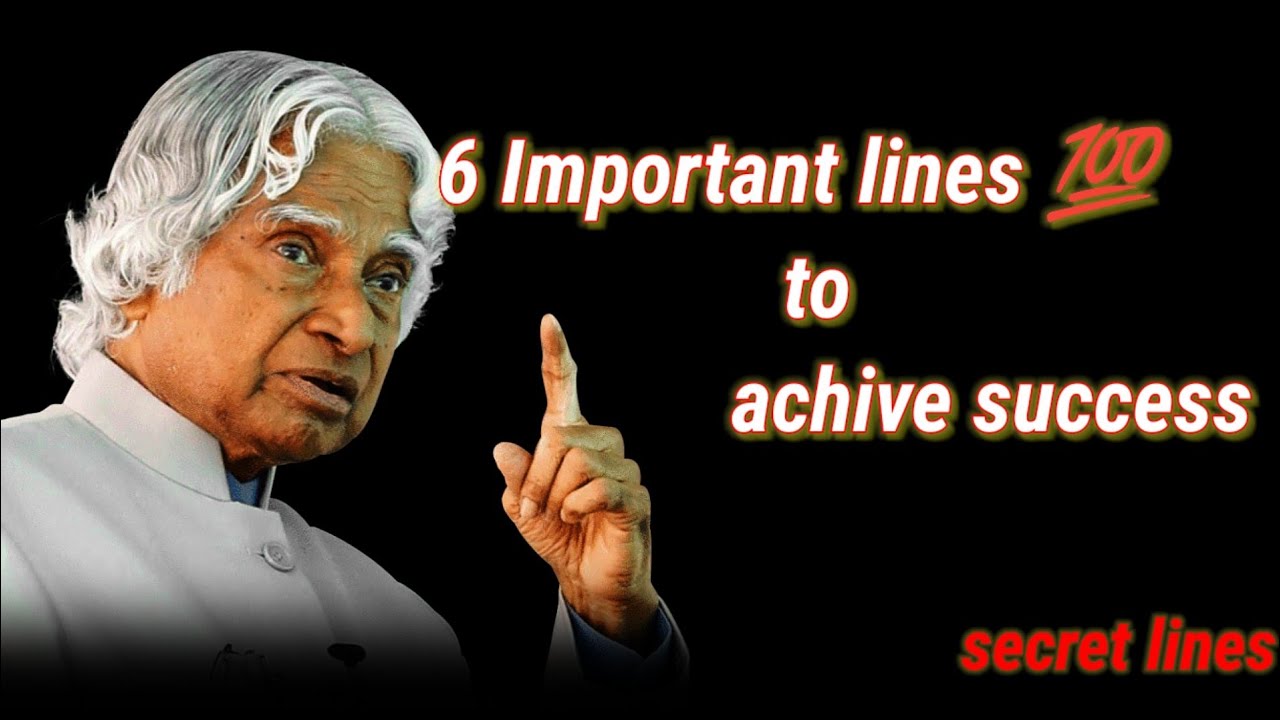 motivational video: best lines to achieve success in your life ....pg ...