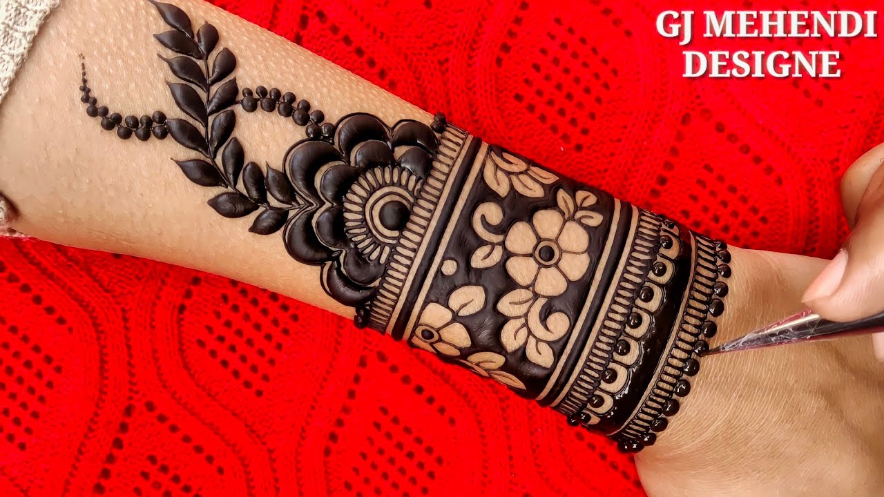 gorgeous gulf style mehndi design for 👰 bride||wedding special mehandi ...