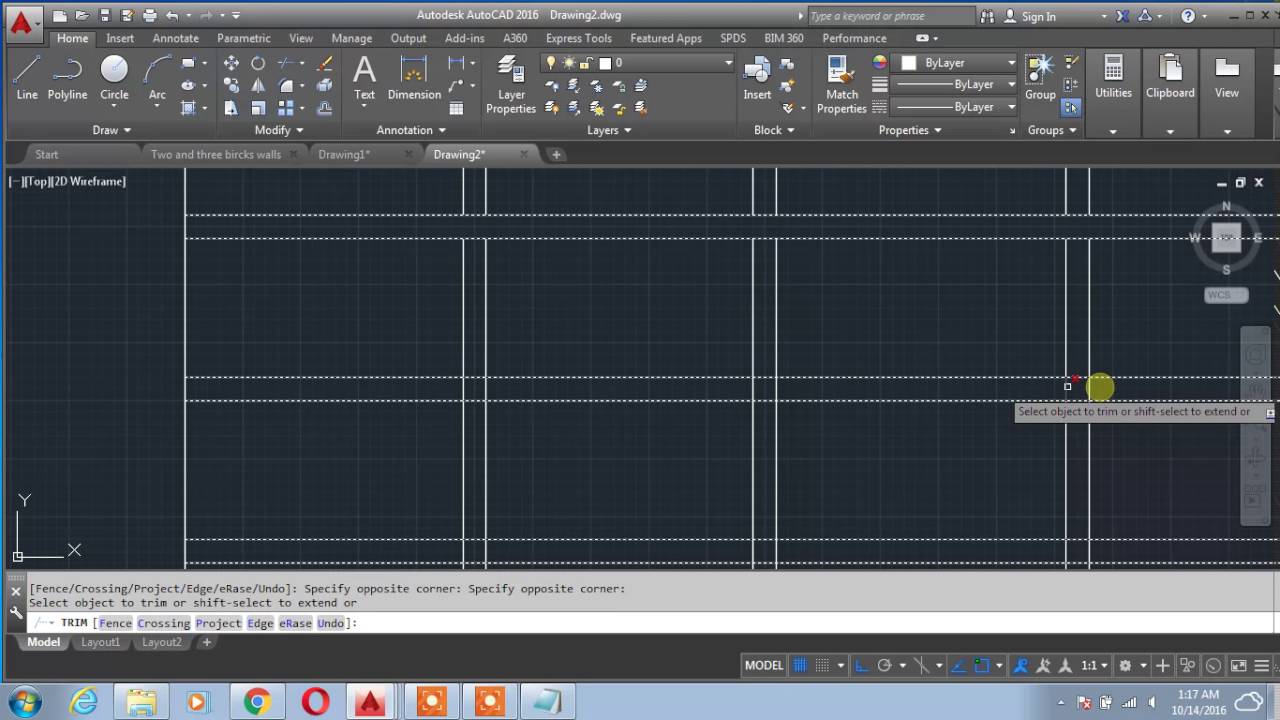 Design of retaining wall on autocad part-2 - YouTube