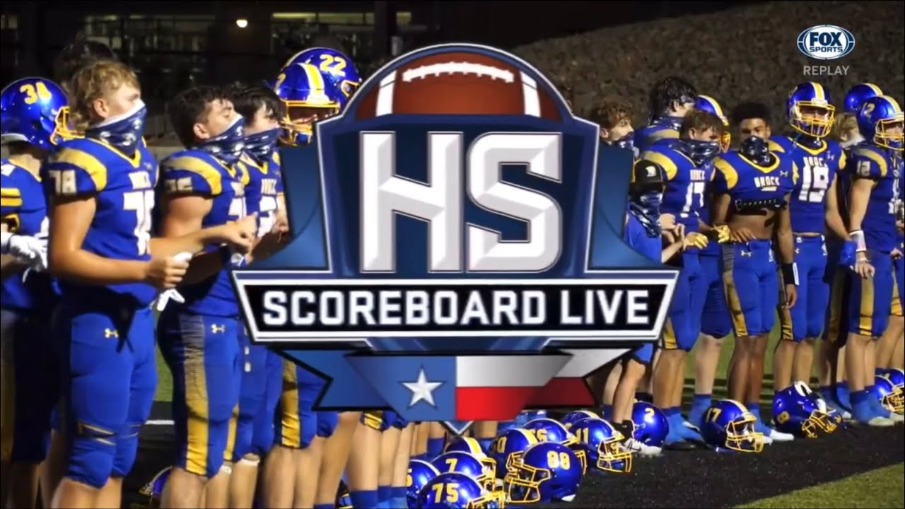 Fox Sports Southwest - 2020 HS Football Scoreboard Live Intro - YouTube