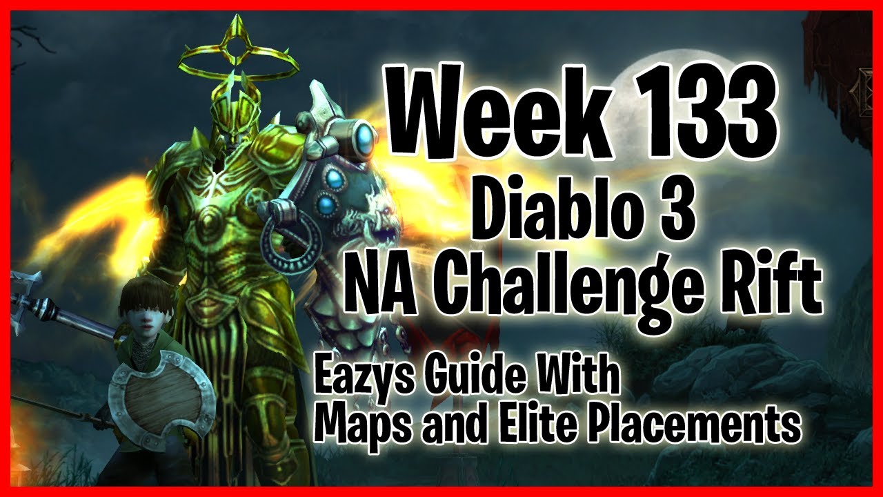 Diablo 3 Challenge Rift Week 133 Crusader - YouTube