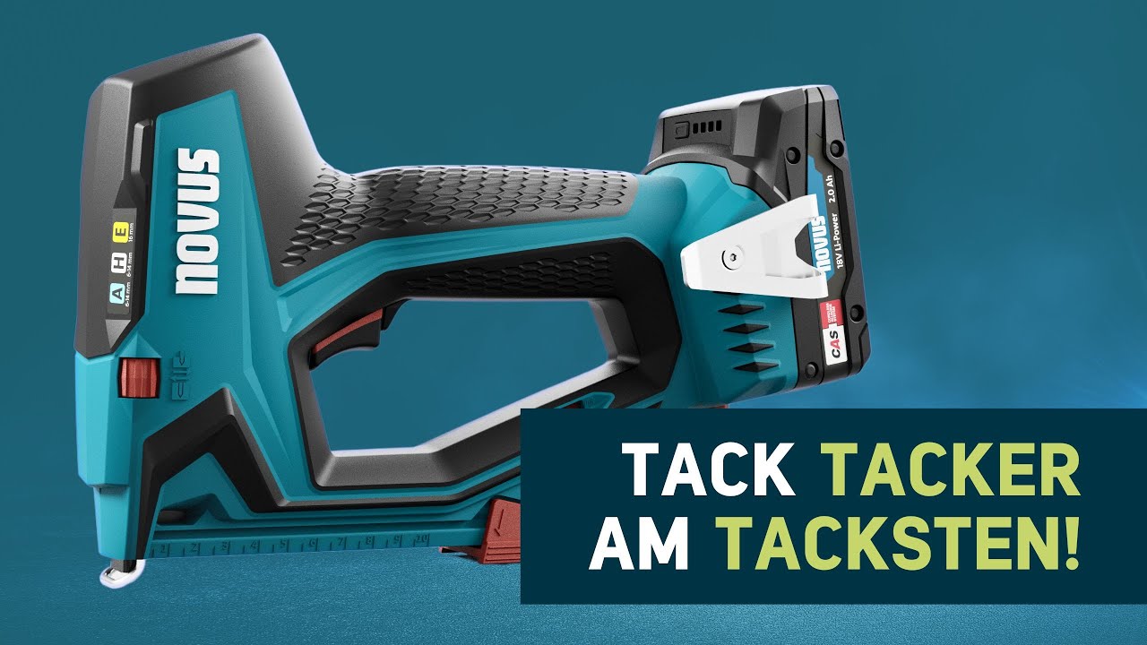 TACK TACKER AM TACKSTEN! - Novus Tools - YouTube