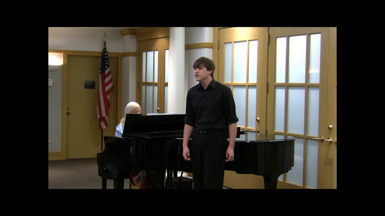 Logan Beck Voice Recital 2013 Un Ombra Di Pace from Caliphurnia by ...