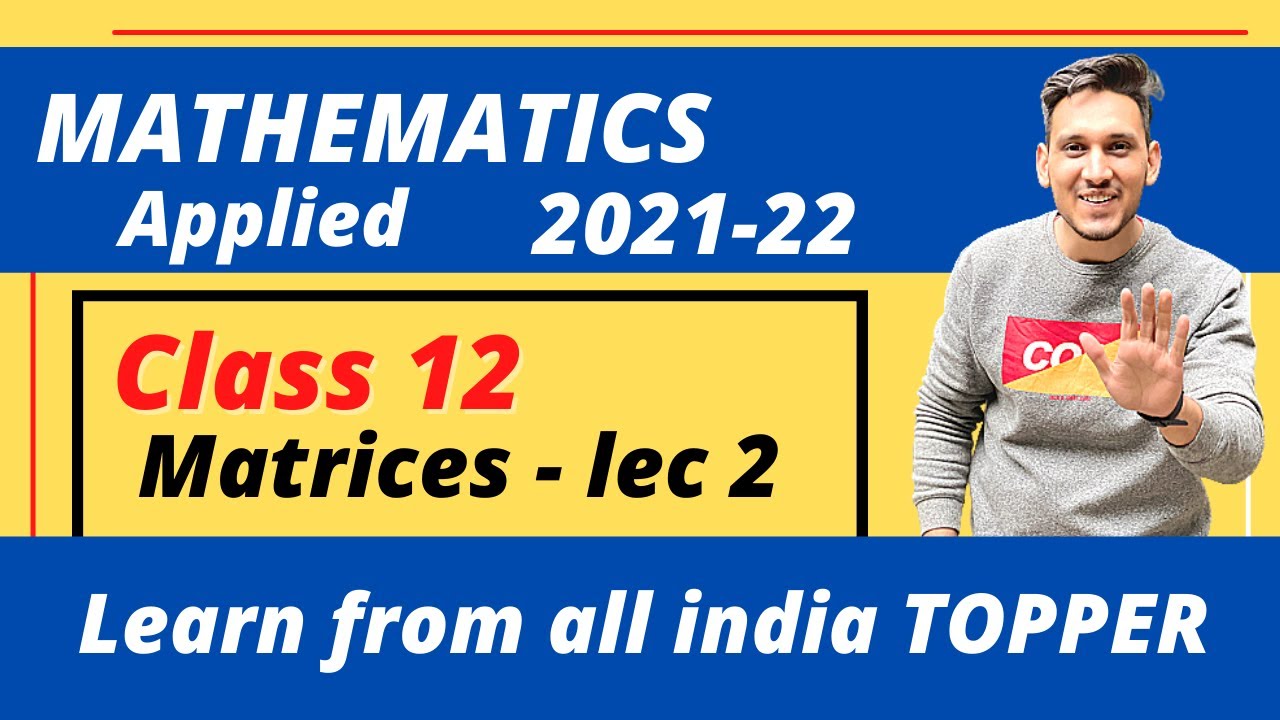 Order of a Matrix and General Representation | Applied Mathematics ...