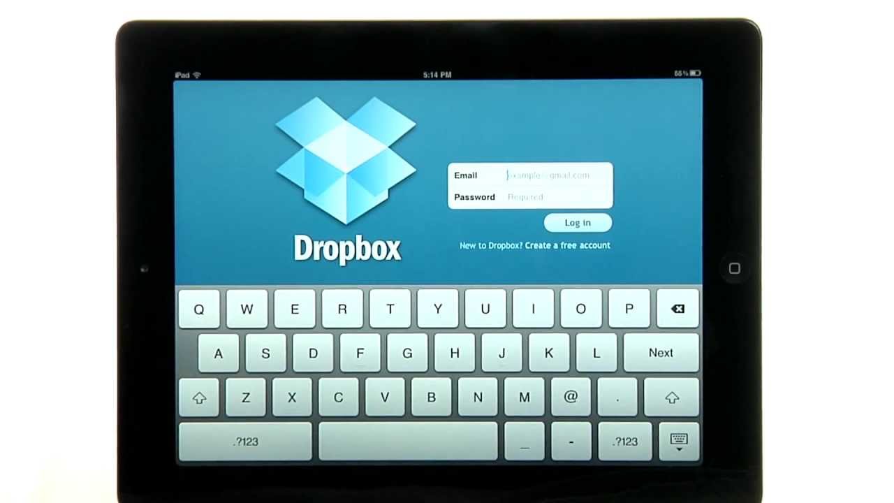 Dropbox App - iPad App Demo by iPhoneAppDemos.tv - YouTube