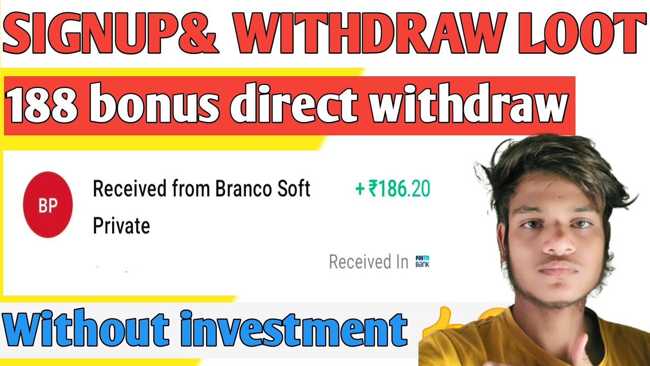 🤑Signup and withdraw loot today | 2023 best self earning app | free ...